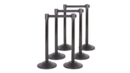 A Retractable Stanchions Black - Party Rentals NYC | New York Party ...