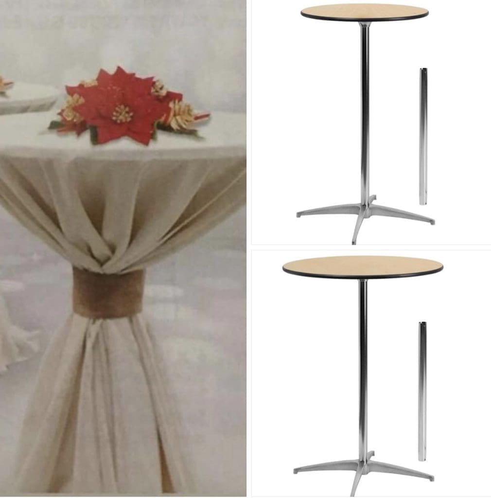 250 Cocktail Tables - Party Rentals NYC | New York Party Rentals LLC